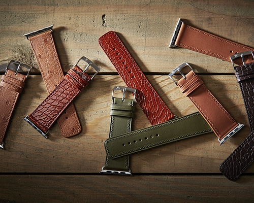 Leather watch straps, luxury leather goods : Jean Rousseau Paris