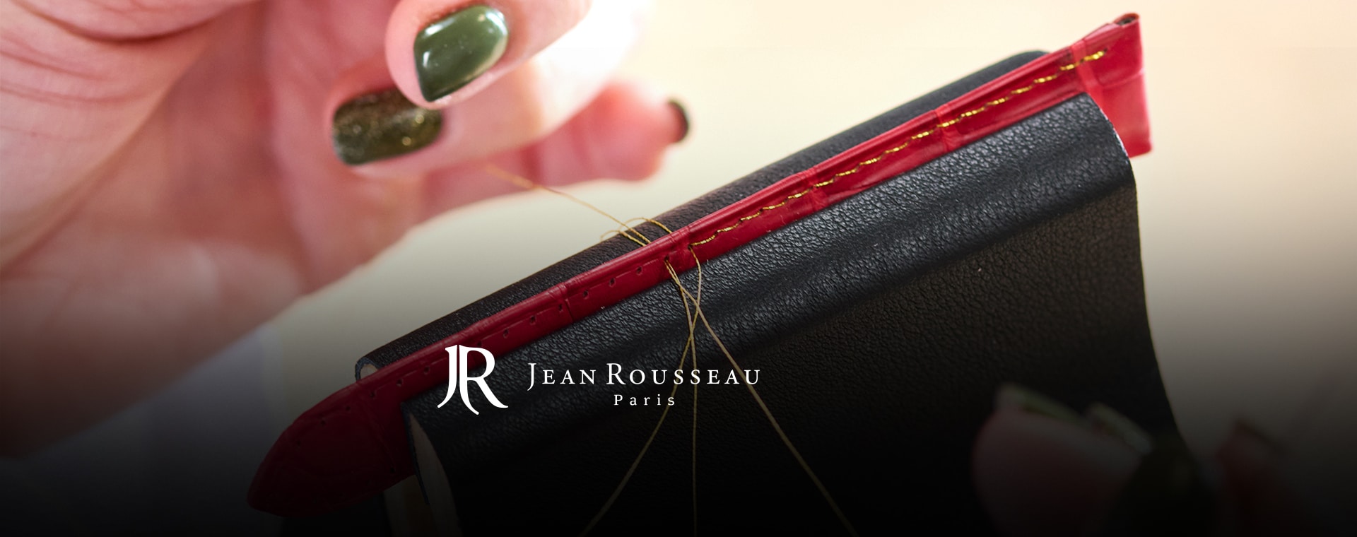 Precious metal stitching: an exclusive personalization - Maison Jean ...